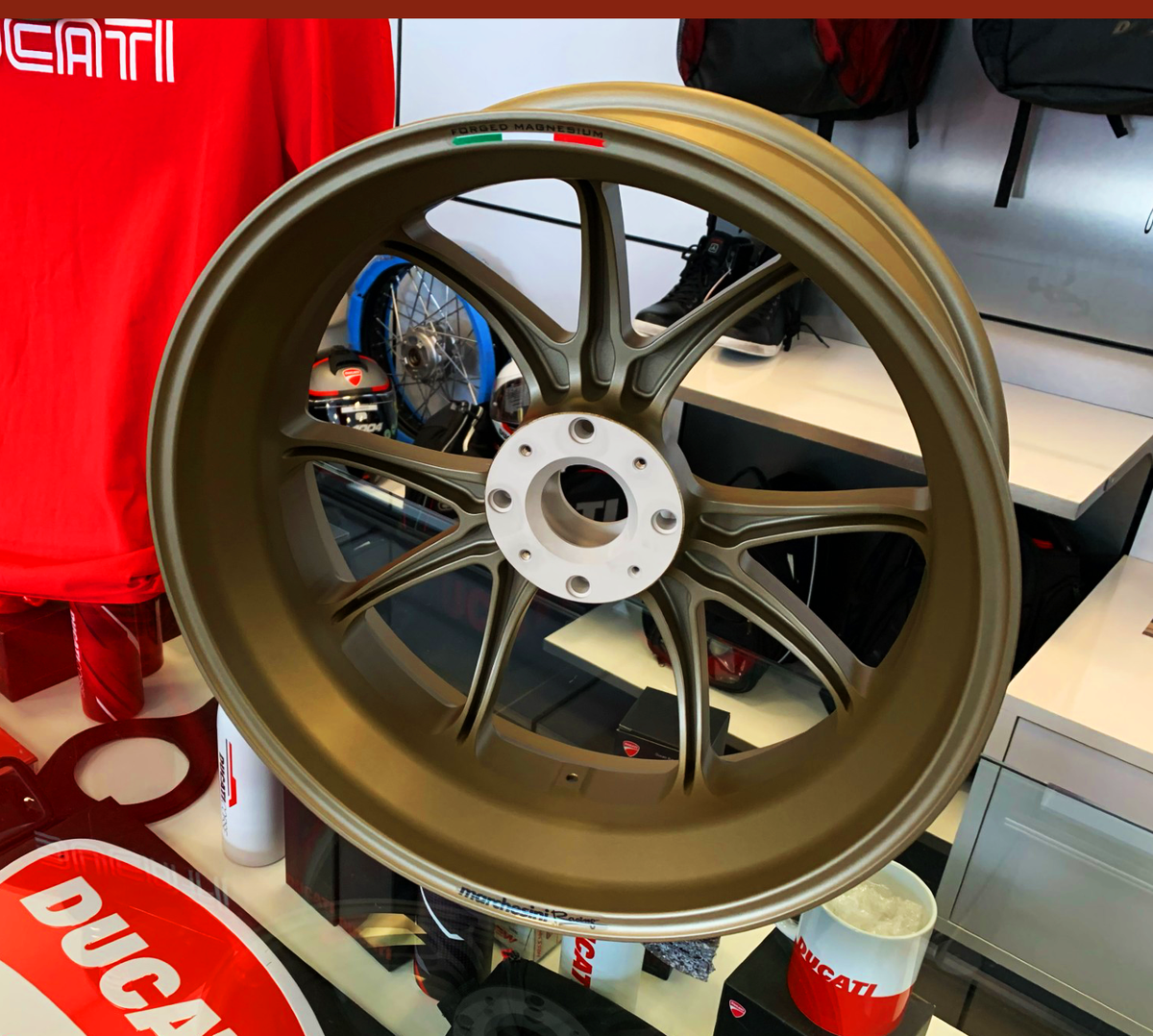 DUCATI V4 Magnesium Gold Wheels SF V4 all sbk NEW MARCHESINI 96380101A ...