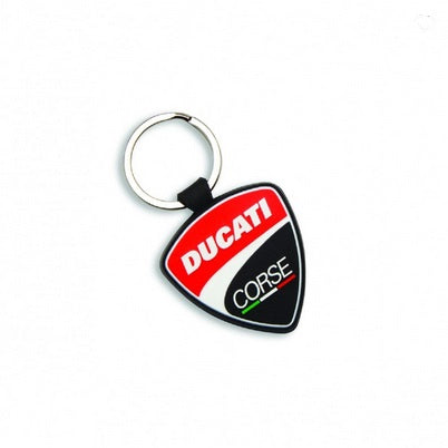 Ducati Corse Shield key chain 987698040 – Peninsula Imports Ducati