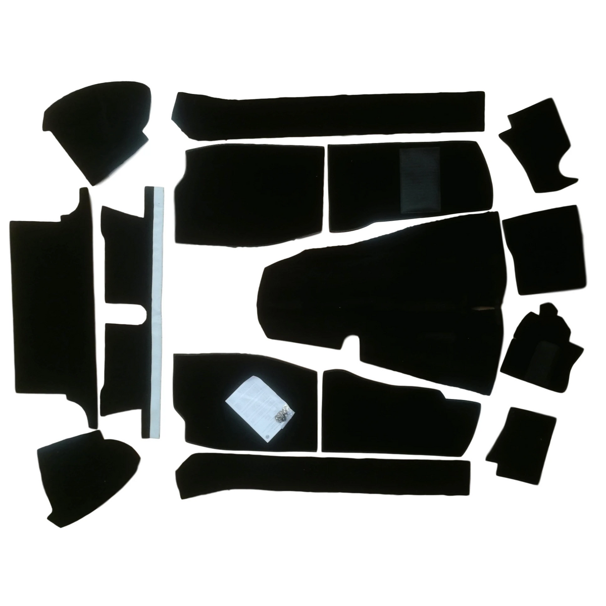 MGB-244-315 Premium Carpet Kit Black. SUPPLIED WITHOUT UNDER Pad 1968 ...