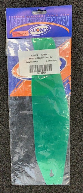SUOMY EXTREME/SPEC 1R/APEX HELMET CLEAR VISOR TEAR-OFF KASSVT ...