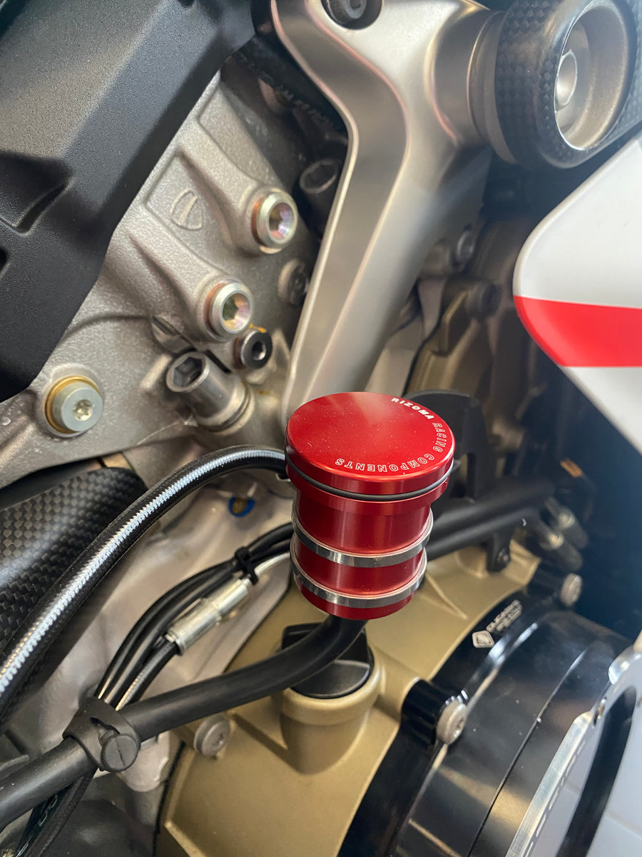 Rizoma for Ducati rear Brake Fluid Reservoir by Rizoma Red CT015R also ...
